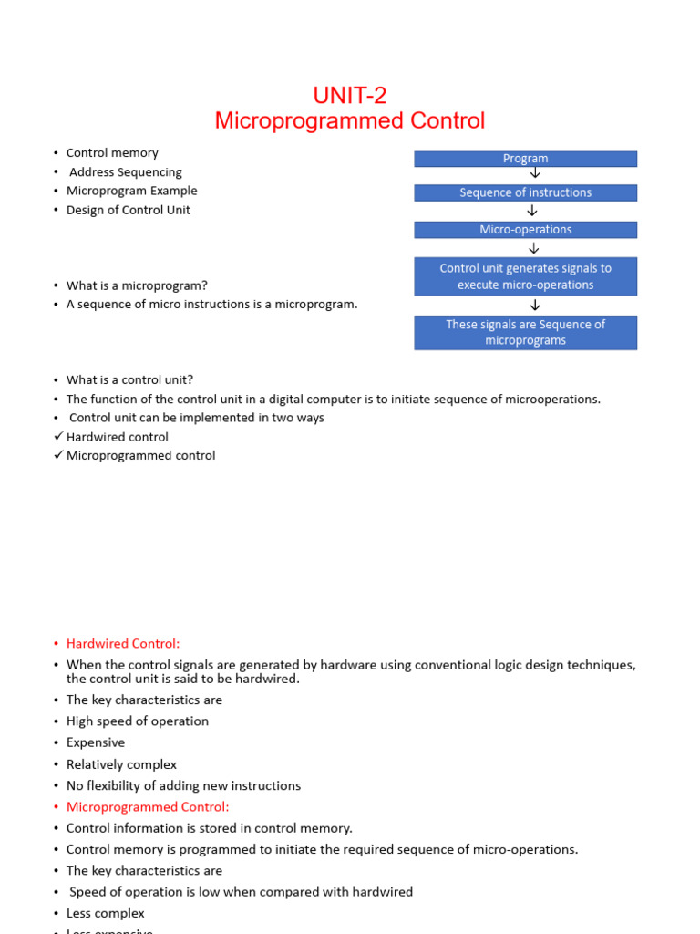 COA Unit II | PDF | Central Processing Unit | Bit COA Unit II | PDF | Central Processing Unit | Bit