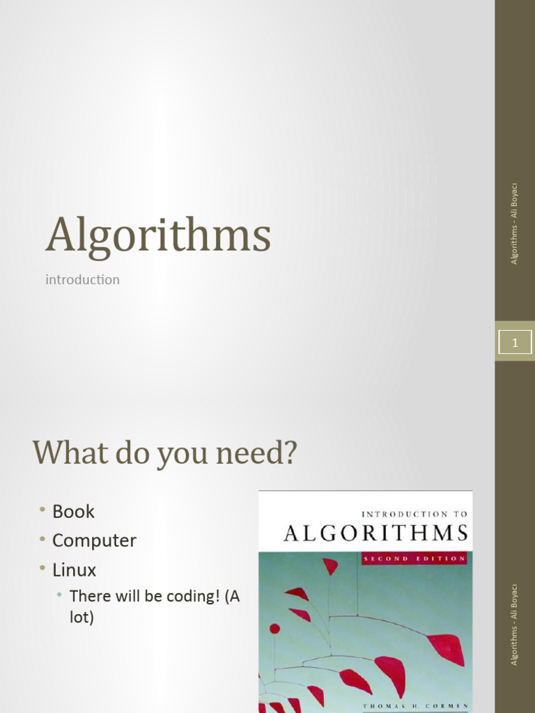 Algorithms: Introducton | PDF | Software Engineering | Mathematics