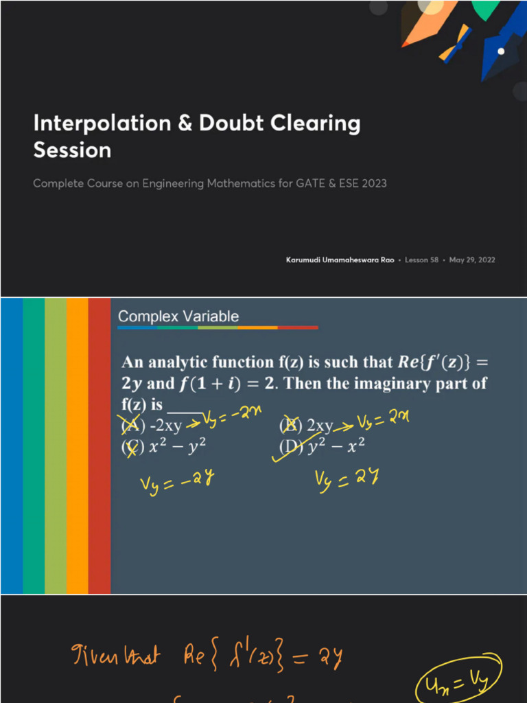 Interpolation Doubt Clearing Session With Anno | PDF