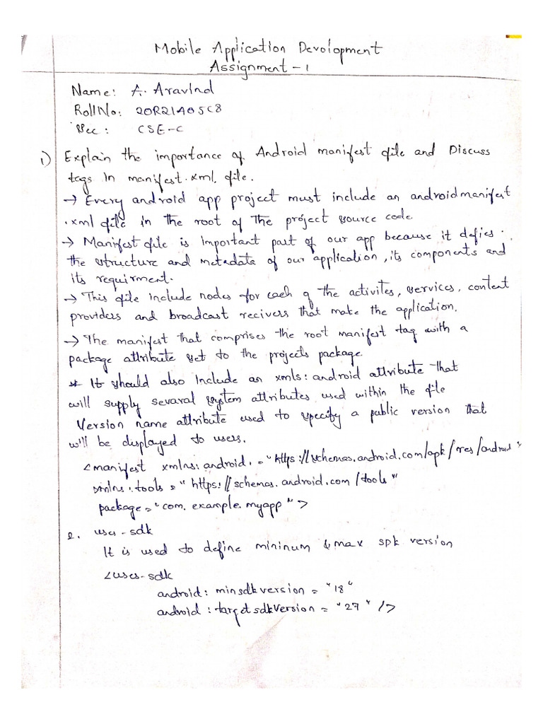 Mad Assignment 1 | PDF