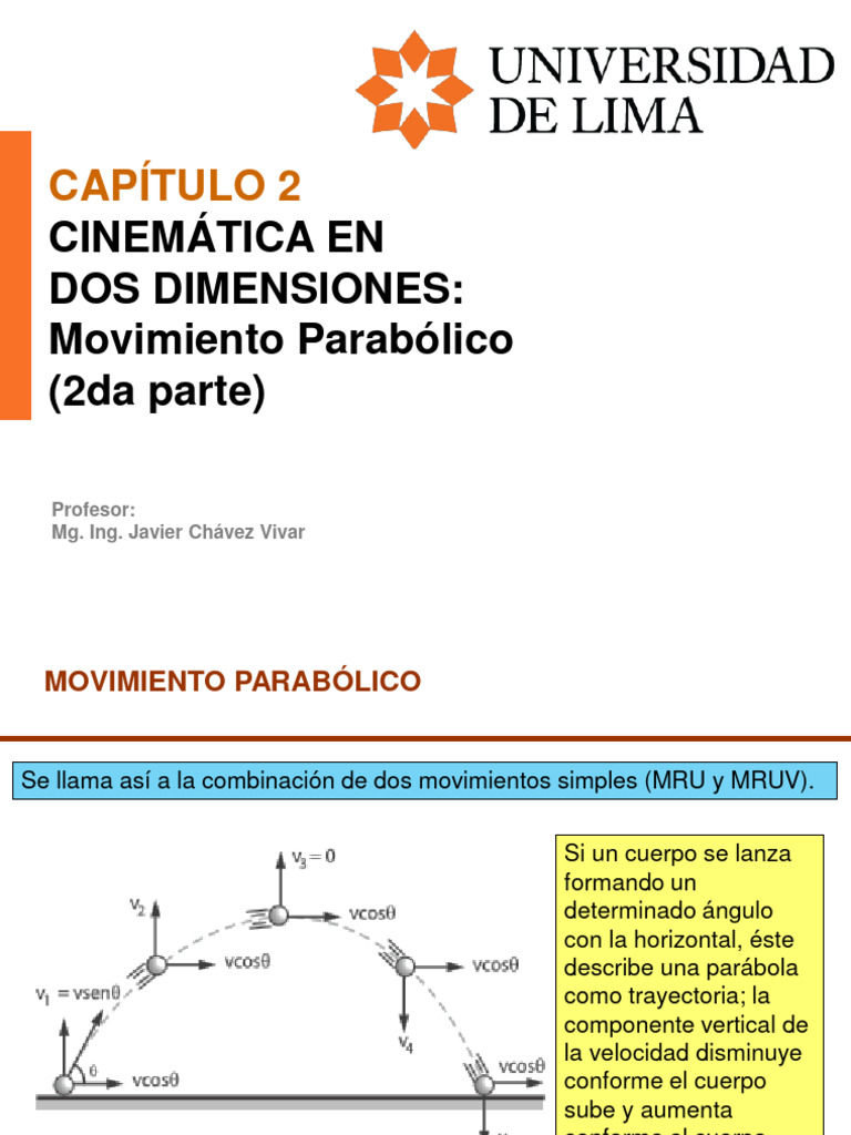 CAPI-3-Cinematica en 2D | PDF | Cinemática | Velocidad