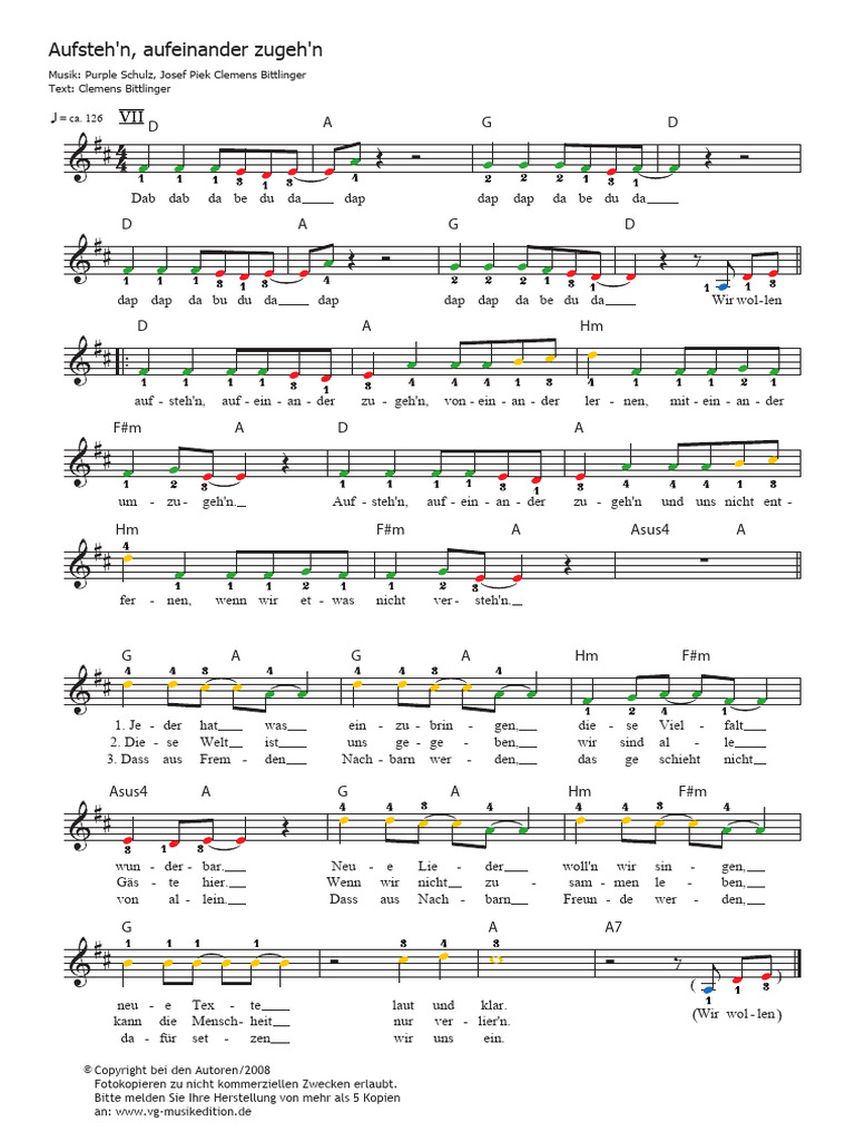 Aufstehn Aufeinander Zugehn | PDF