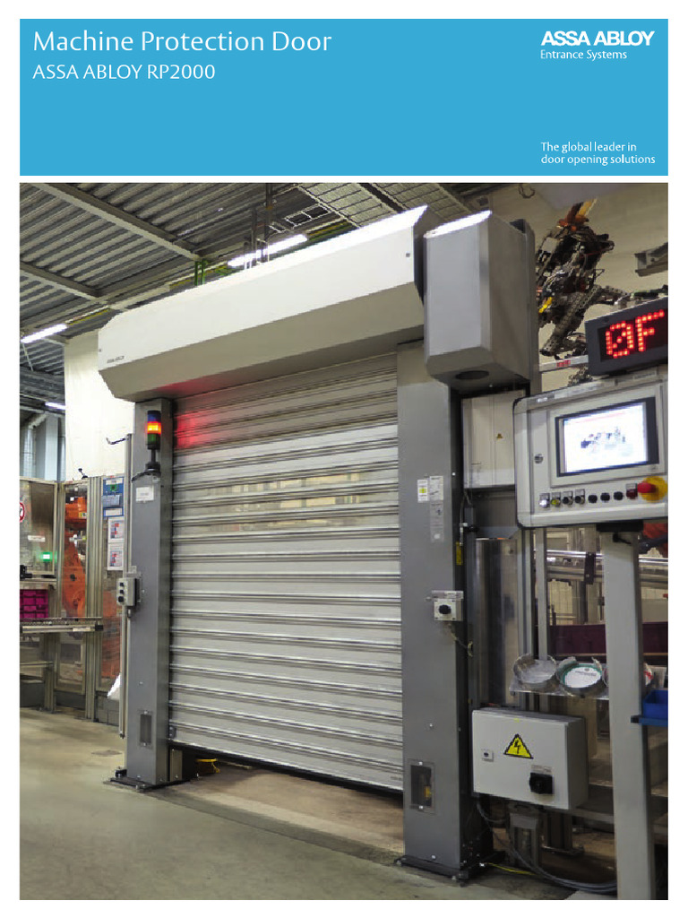 Assa Abloy RP2000 Machine Protection Door - En | PDF