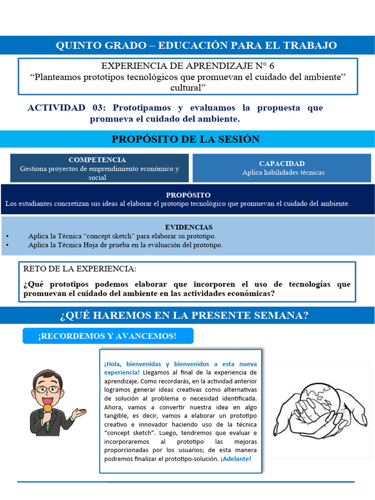 Ept 5° | PDF | El pensamiento de diseño | Aprendizaje