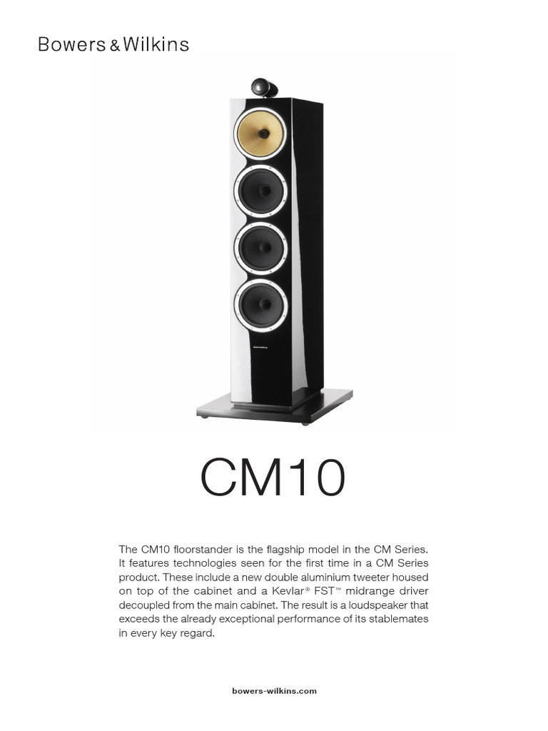 CM10 InfoSheet | PDF | Loudspeaker | Electrical Engineering