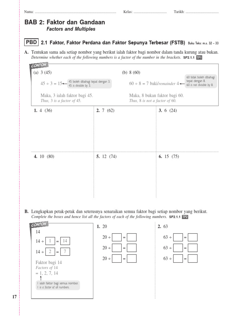 Matematik Tg1 Bab 2 Pdf