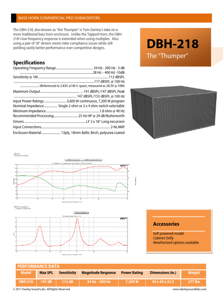 DBH-218-spec-sheet | PDF