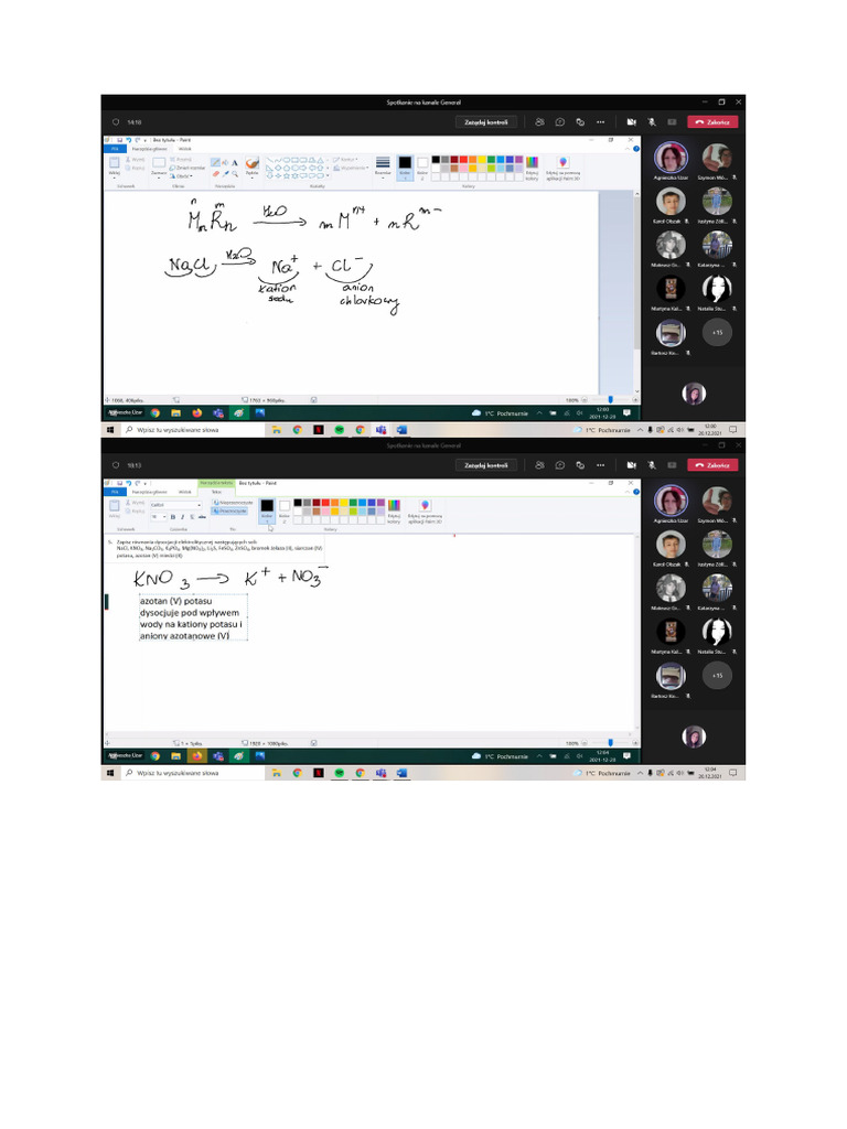 Dysocjacja Soli | PDF