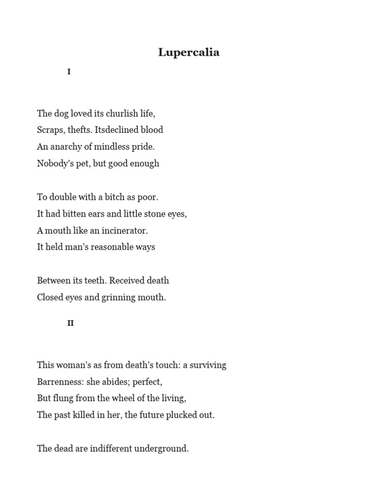 Unit 1 - Ted Hughes Poems | PDF