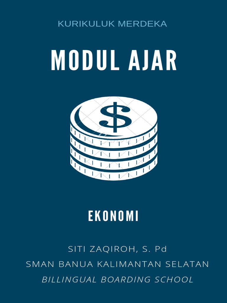 Cover Modul Ajar Ekonomi | PDF