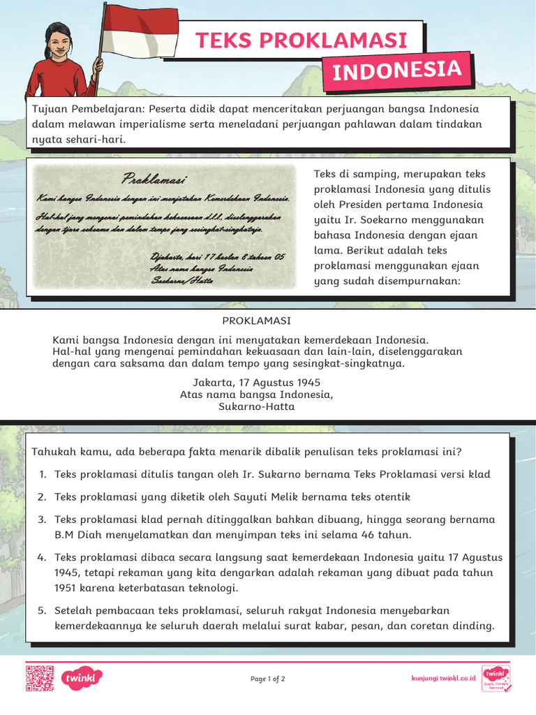 Teks Proklamasi | PDF | Travel