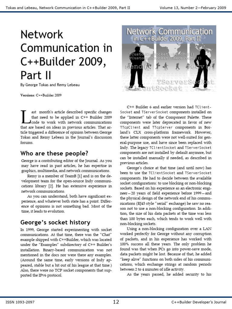 bcbj_vol13_num2.3 | PDF | String (Computer Science) | Network Socket