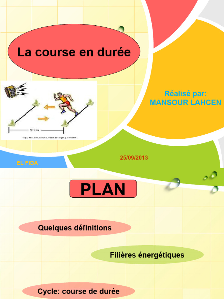 La Course en Durée: Réalisé Par: Mansour Lahcen | PDF | Sciences et ...