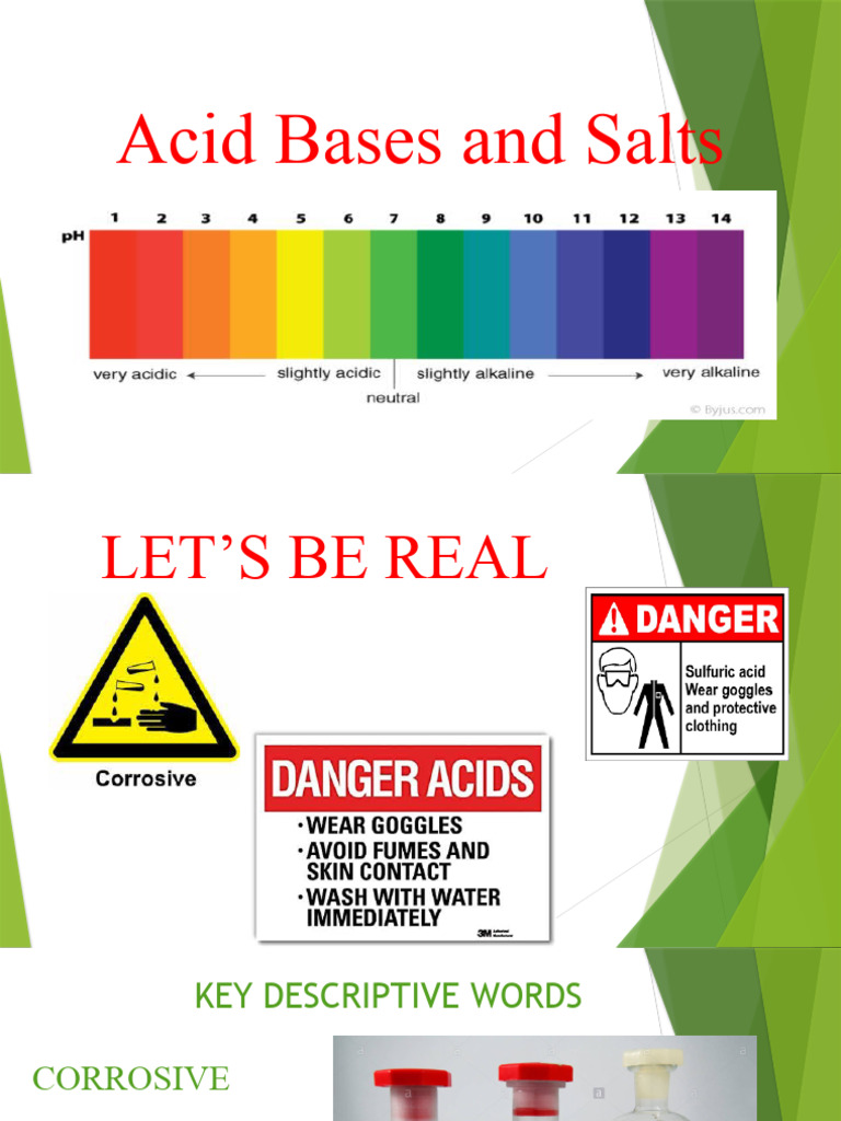Acid Bases and Salts | PDF | Acid | Hydroxide
