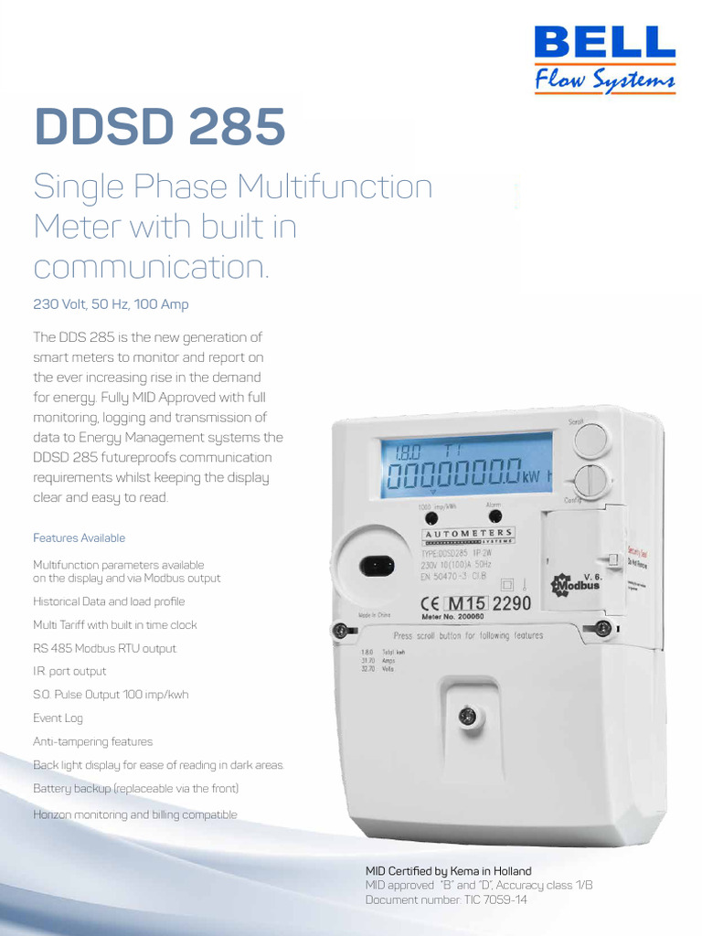 DDSD 285 Brochure | PDF