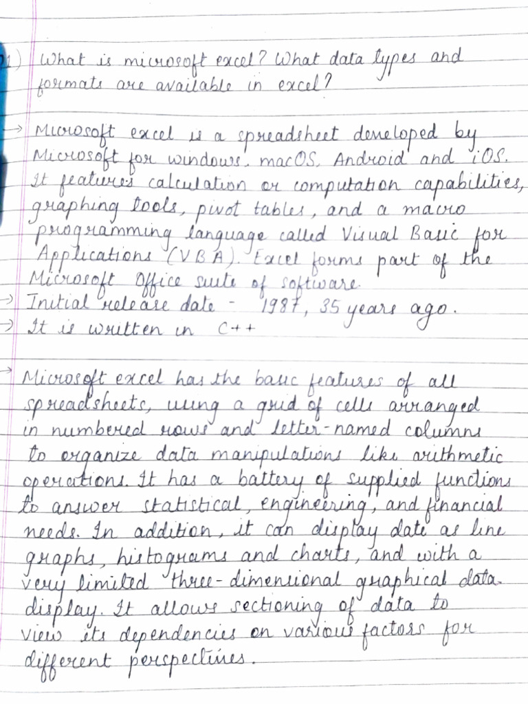 Data Analysis Using Spread Sheet | PDF