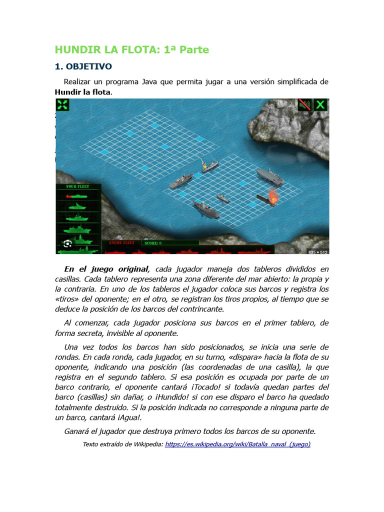 Version - HUNDIR LA FLOTA | PDF | Informática | Programación de ...