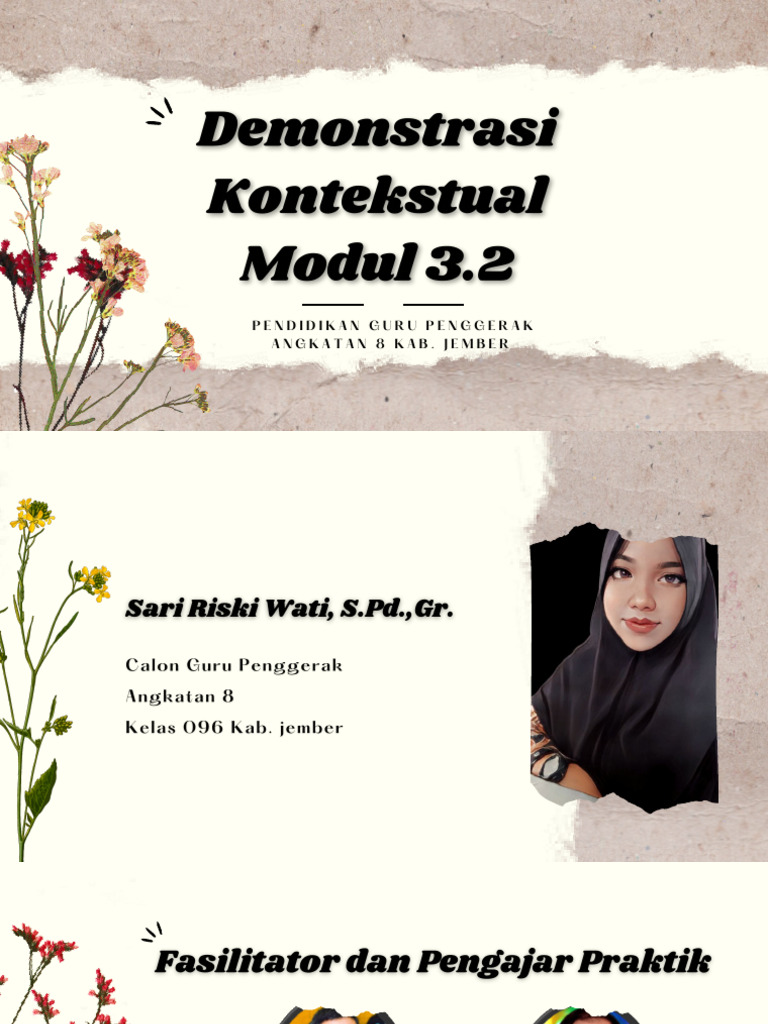 Demonstrasi Kontekstual - Modul 3.2 | PDF