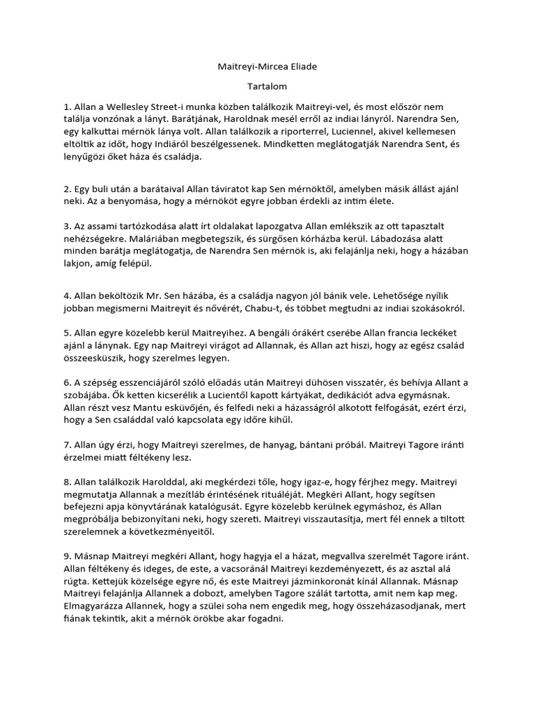 Maitreyi Magyarul | PDF