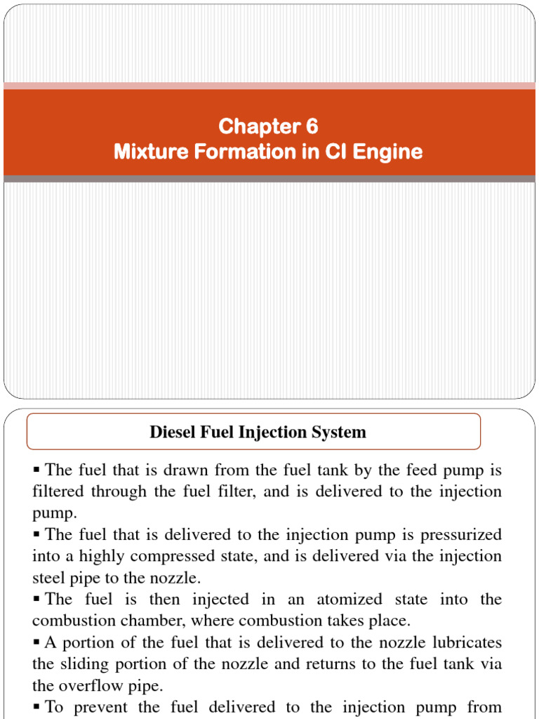 IC Engine and Reciprocating Machine ch-6 | PDF | Diesel Engine | Fuel ...