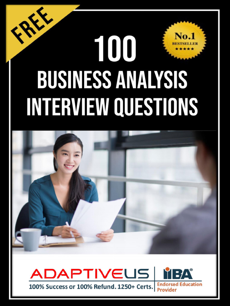 100 BA Interview Questions | Download Free PDF | Software Testing | Use ...
