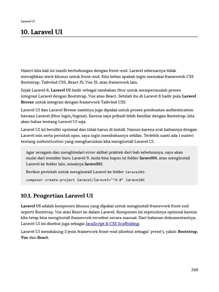 05 Laravel UI New | PDF | Teknologi & Rekayasa