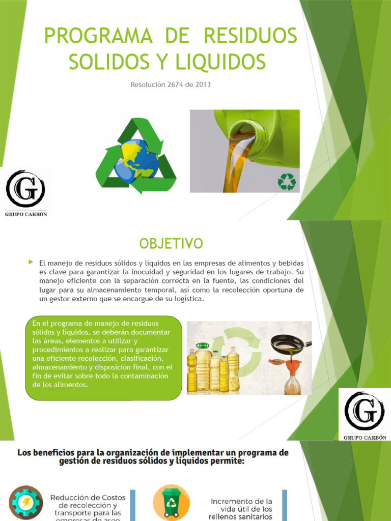 Programa de Residuos Solidos y Liquidos | PDF