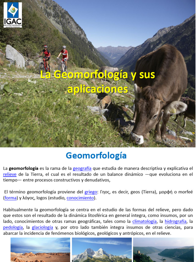 Guia Geomologia 2023-2 | PDF | Geomorfología | Roca (geología)