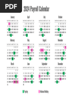 AHS Payroll Calendar 2025 | PDF | Business | Expense