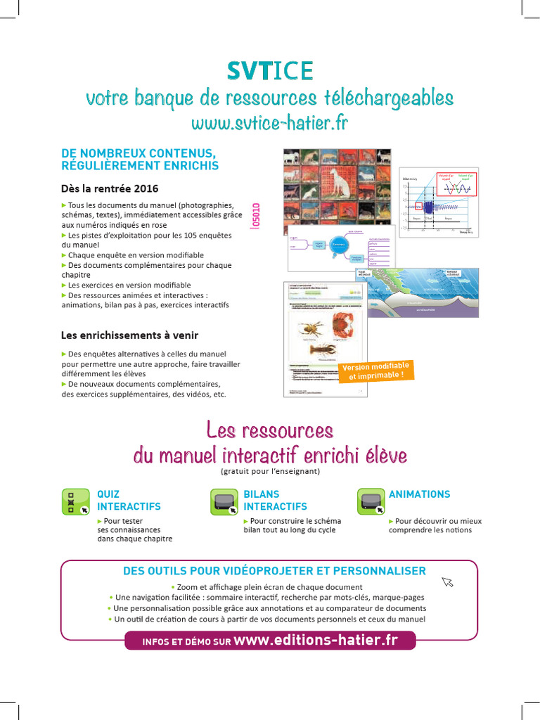 Ressources SVT Interactives Hatier | PDF | Tectonique