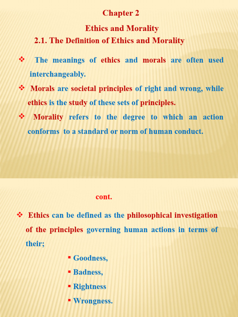 Civics Course Power Point Chapter 2 | PDF | Morality | Altruism