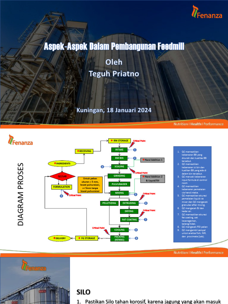 Panduan Pembangunan Feedmill | PDF