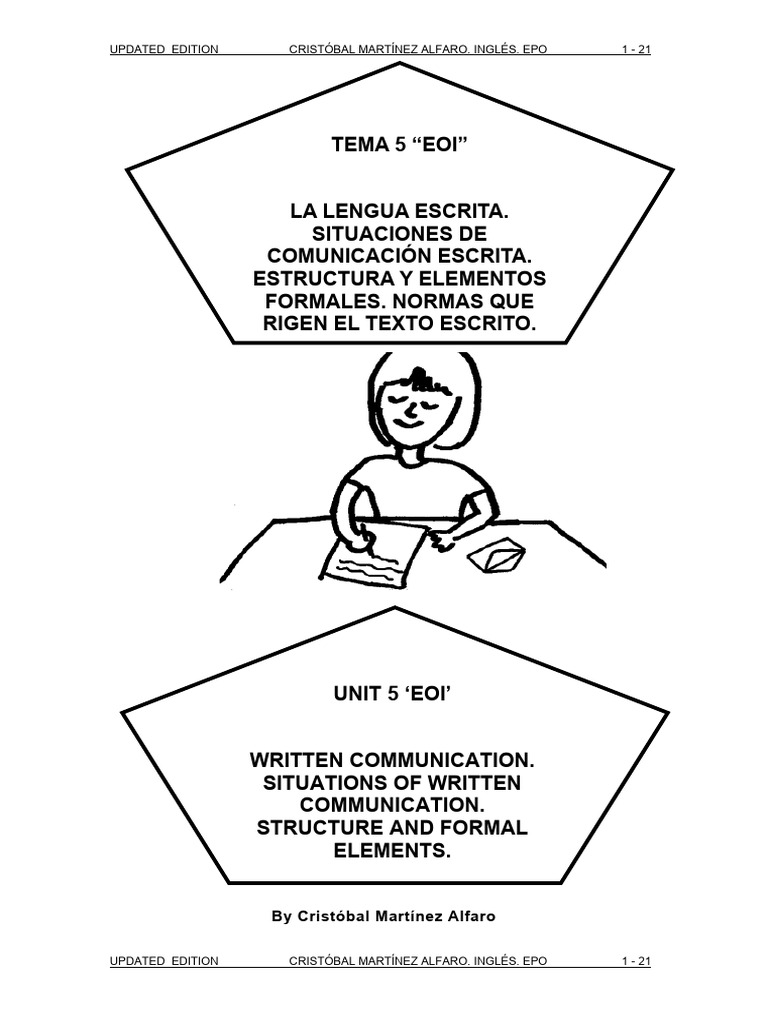 Tema 5 EOI | PDF | Learning | Narrative