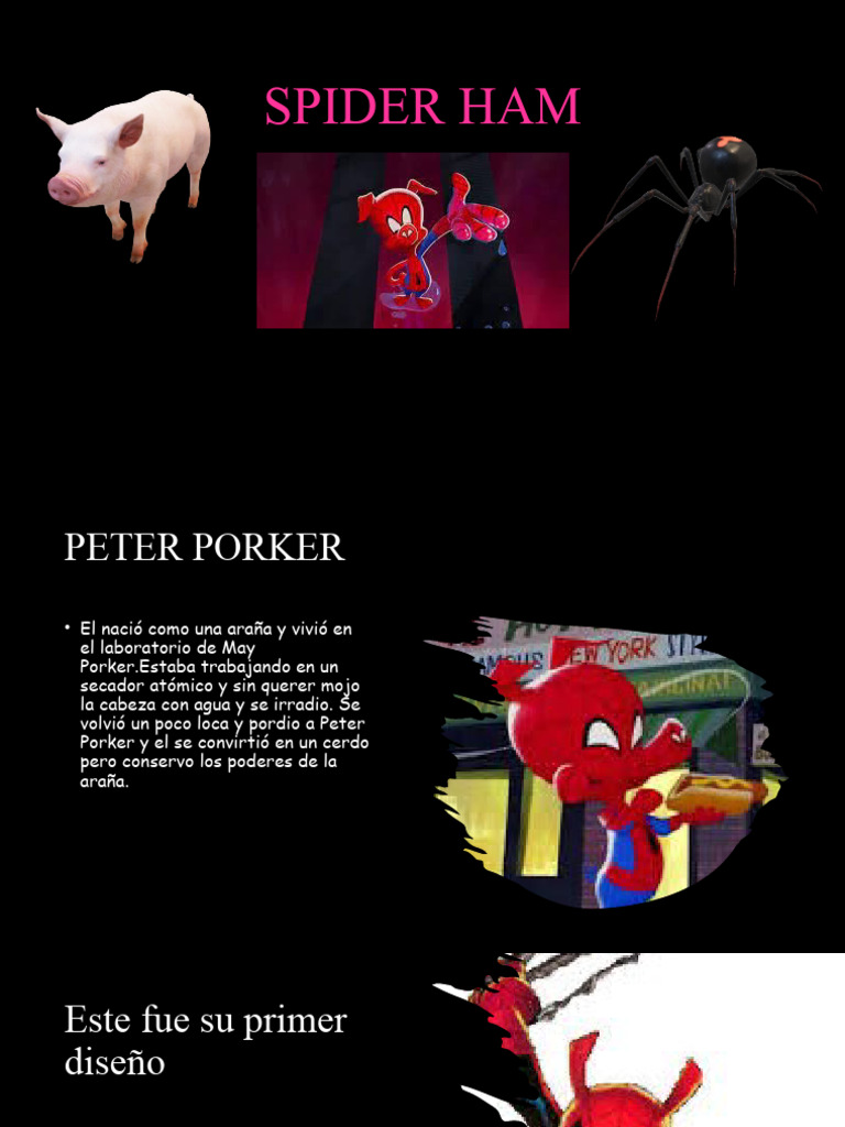 Origen de Spider-Ham: Peter Porker | PDF | Cocina, comidas y vino
