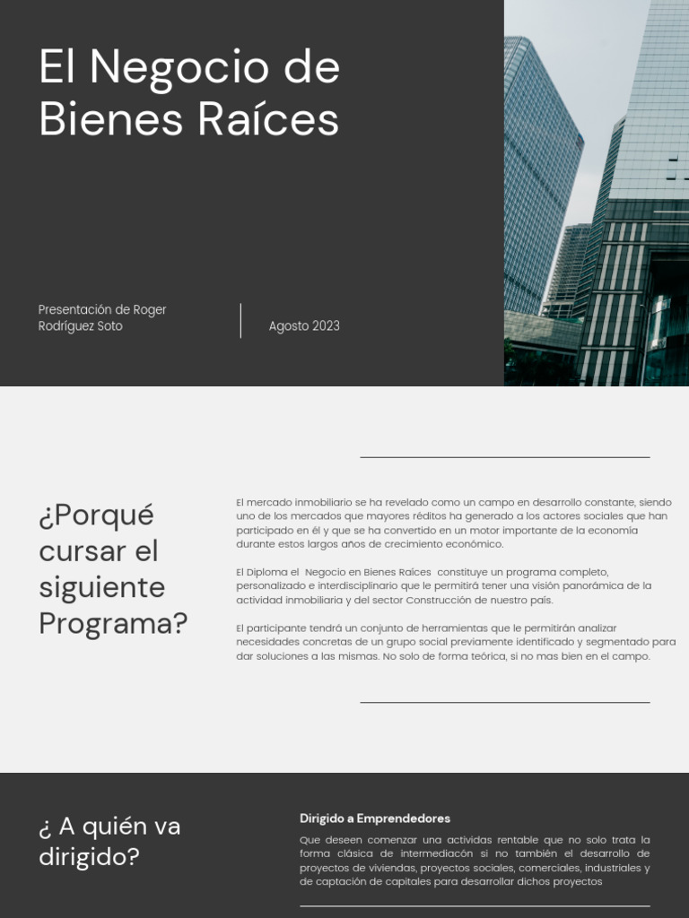 Negro Rojo Sencillo Profesional Inversor Actualización Financiera ...