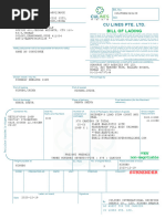 MAERSK BL Format | PDF | Bill Of Lading | Cargo