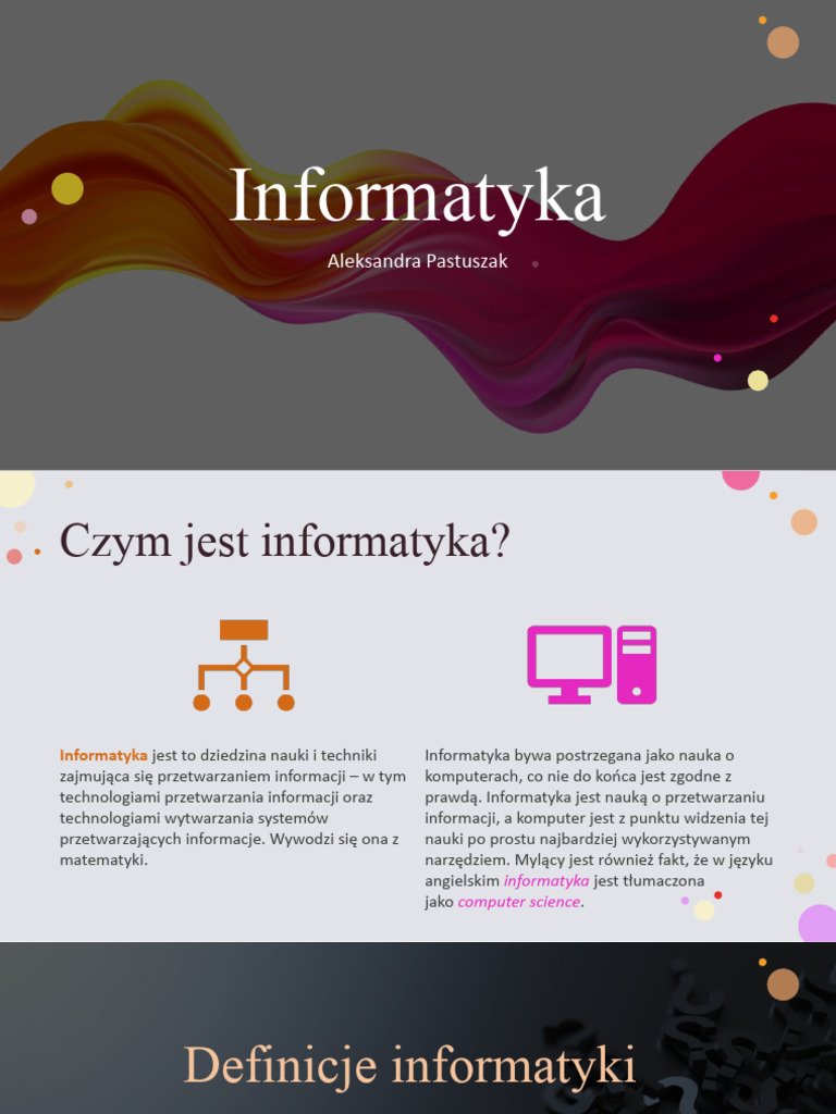 Informatyka | PDF