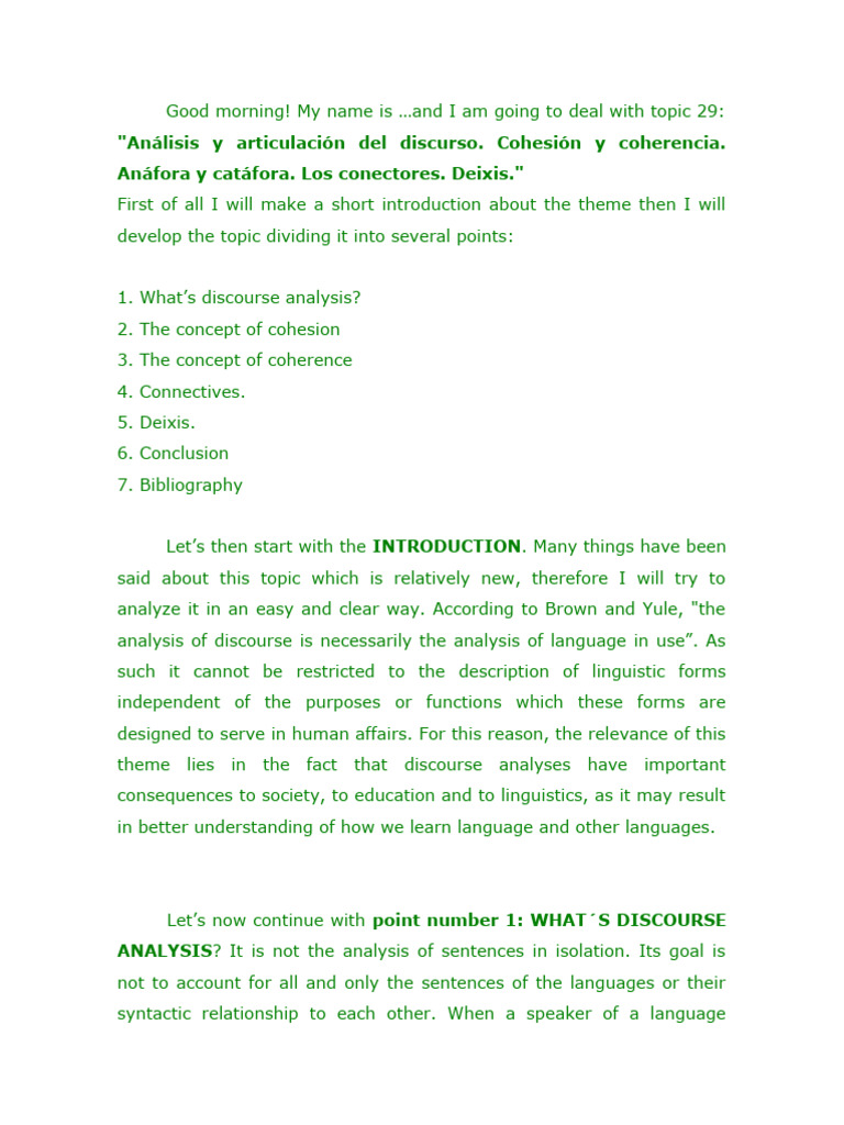 TEMA 29 | PDF | Clause | Sentence (Linguistics)