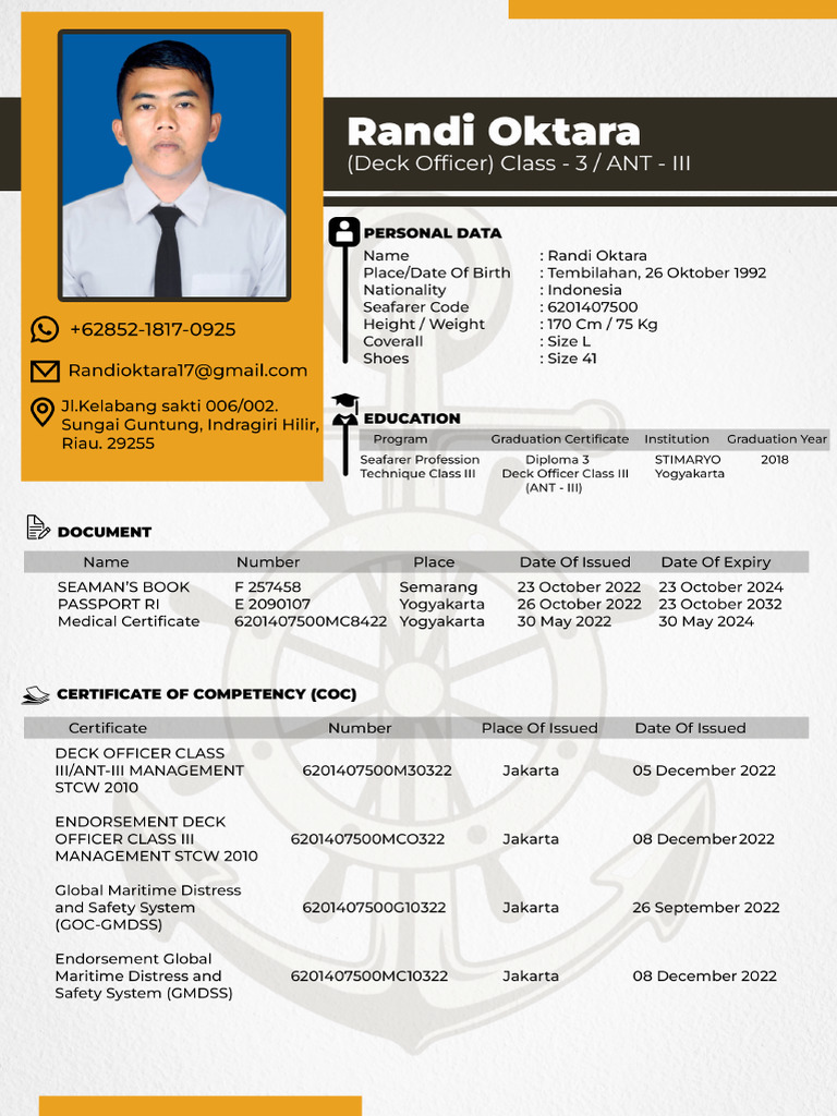 CV - Randi Oktara | PDF