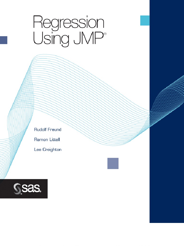 Sas Regression Using Jmp Pdf Regression Analysis Errors And