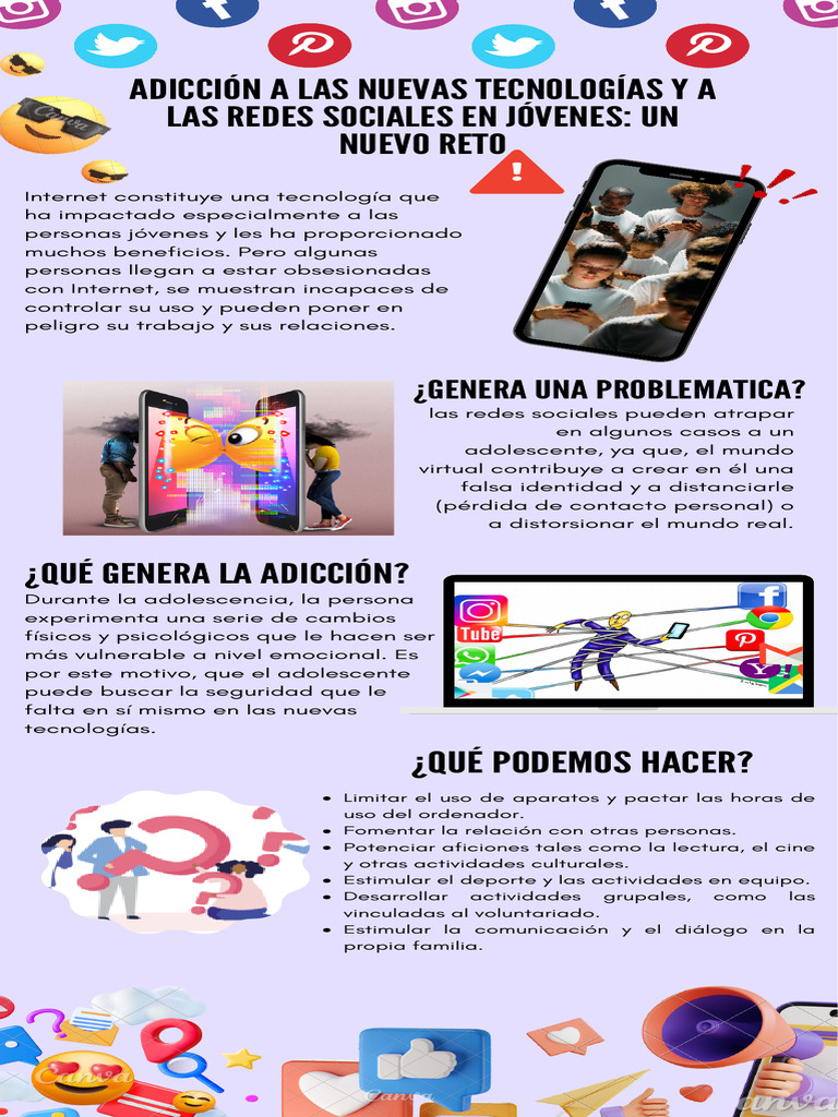 Infografia Adicción A Las Tic | PDF