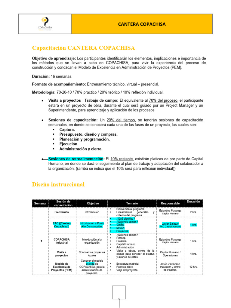 Programa de Capacitación CANTERA COPACHISA (004) (002) (Recuperado ...