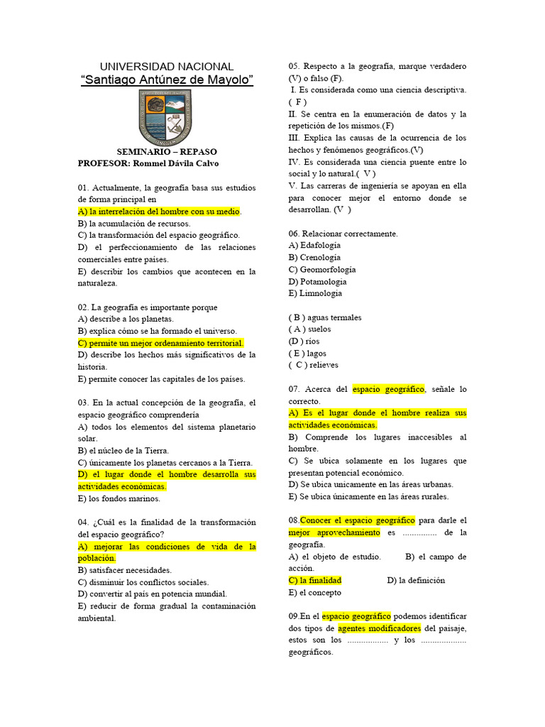 Repaso General 2 | PDF