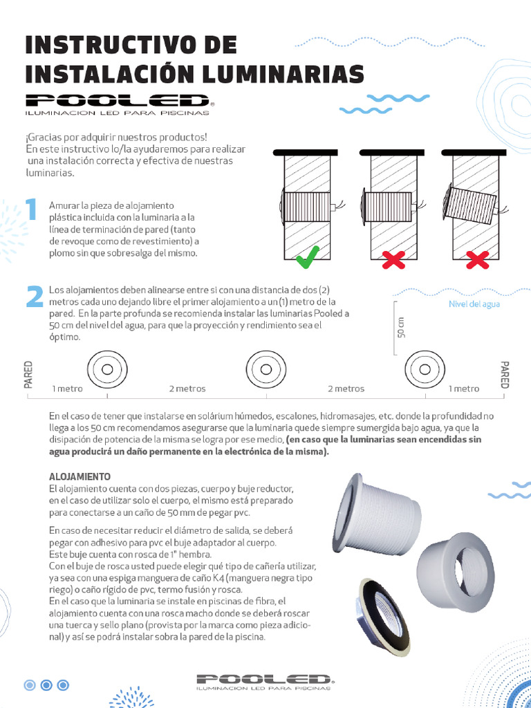 Instructivo Instalacion Luminarias | PDF