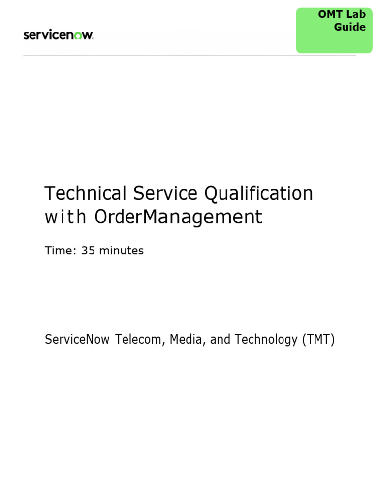 Lab 10 Technical Service Qualification - Lab Guide | PDF | Trademark | Login