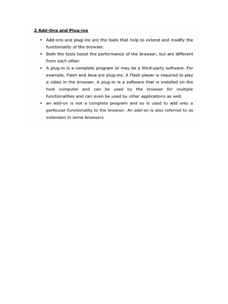 Add-Ons & Plug-Ins | PDF