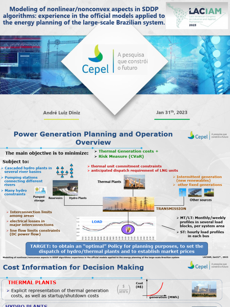 Brazilian Energy Planning Models | PDF | Mathematical Optimization ...