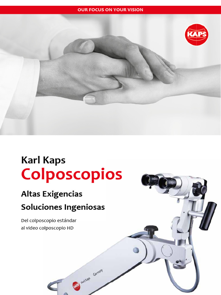 Catalogo General Colposcopios KAPS - ESPAÑOL | PDF | Cáncer de cuello uterino | Cámara
