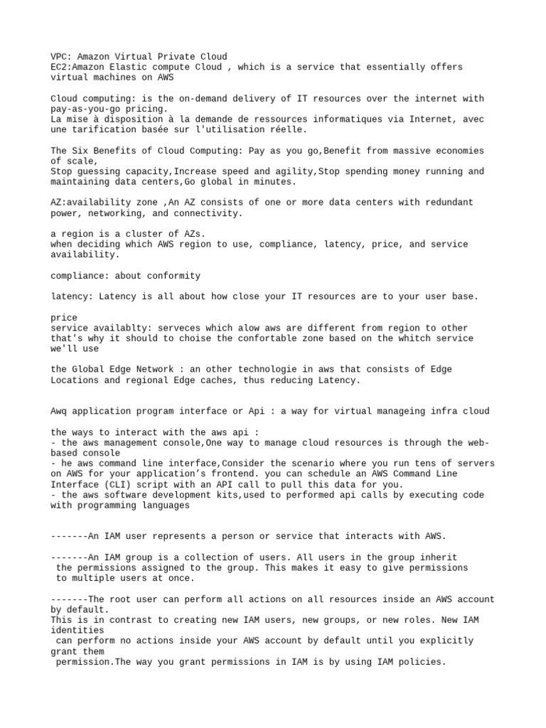 AWS Cloud Computing Essentials | PDF | Computers