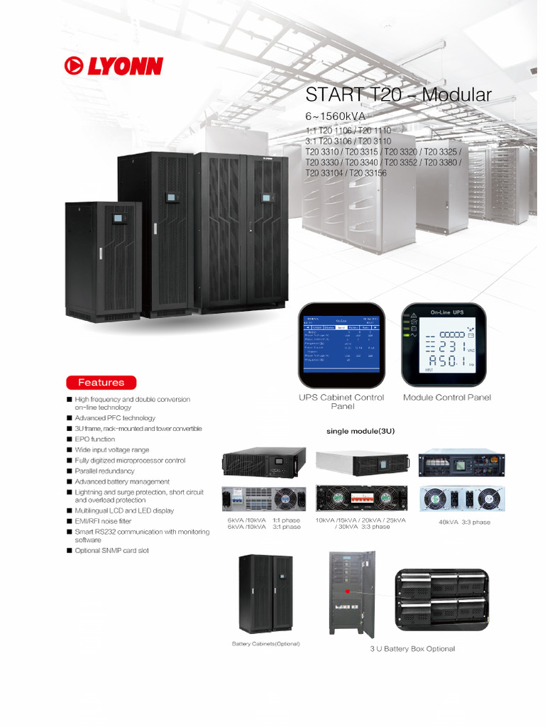 Ups Lyonn Modular | PDF